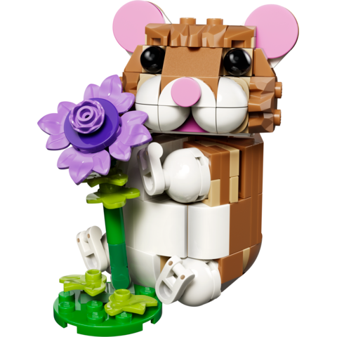 Lego Creator 3 in 1 Cute Hamster with a Flower - Treehouse Toy Co.