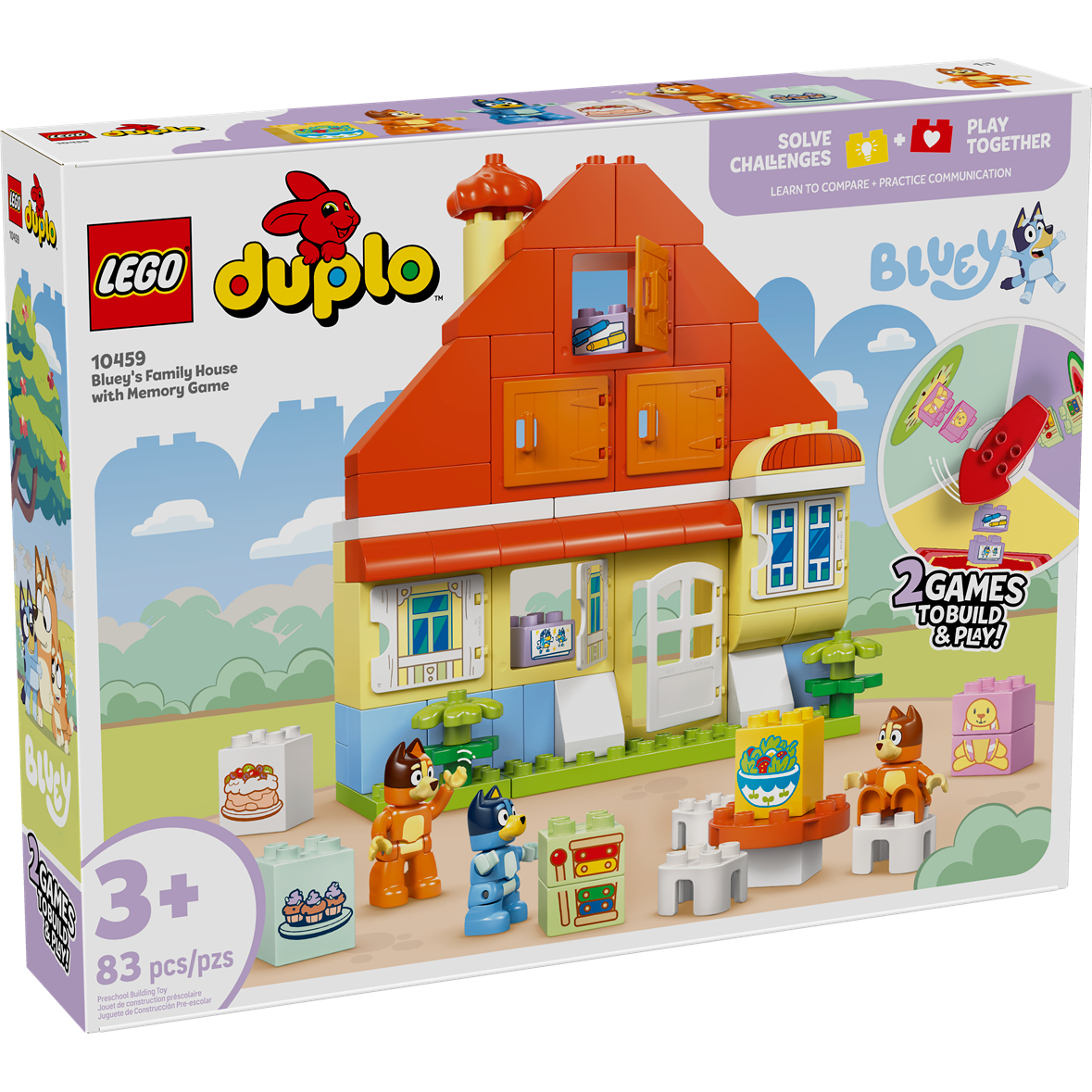 Lego Duplo Bluey's Family House with Memory Game - Treehouse Toy Co.