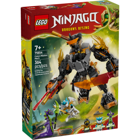 Lego Ninjago Cole's Mission Mech & Dragon Zane - Treehouse Toy Co.