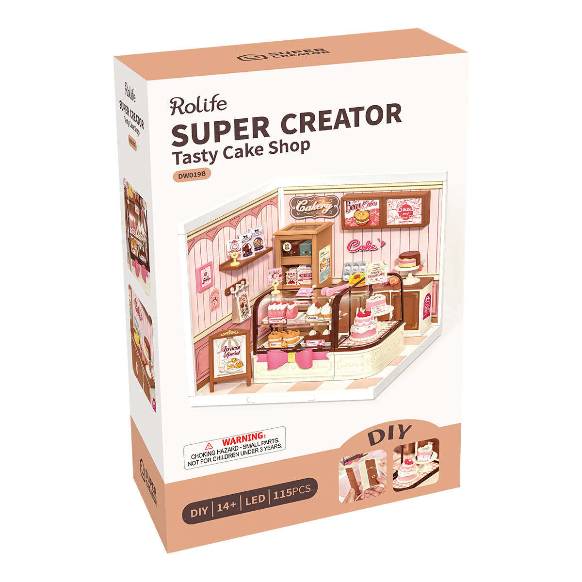 Rolife Super Creator DIY Tasty Cake Shop - Treehouse Toy Co.